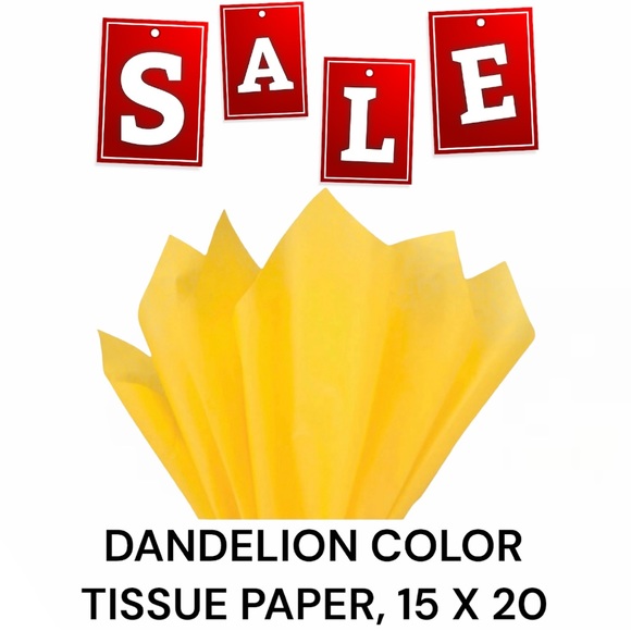 Mailers And More | Party Supplies | Sale Tissue Paper Dandelion Bulk ...